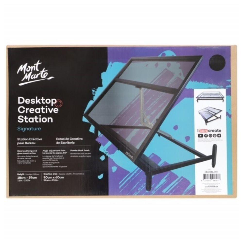 Mont Marte Desktop Art & Craft Station Table | Glowish